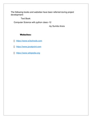 Computer science project on Online Banking System class 12 | PDF
