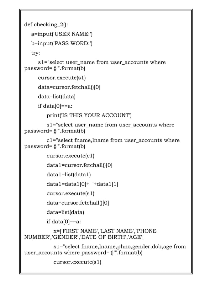 COMPUTER SCIENCE PROJECT OF RAILWAY RESERVATION SYSTEM PYTHON ...