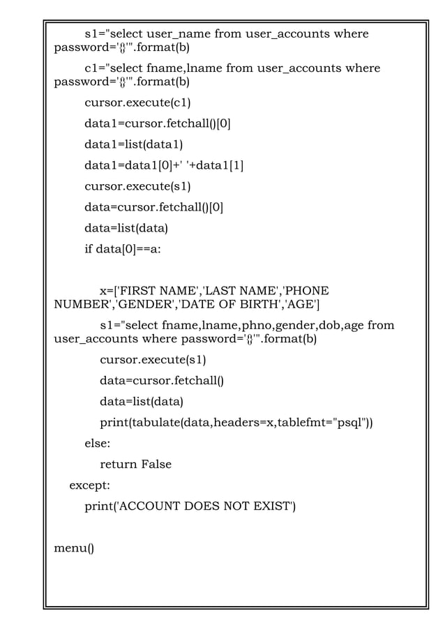 Computer Science Project Of Railway Reservation System Python