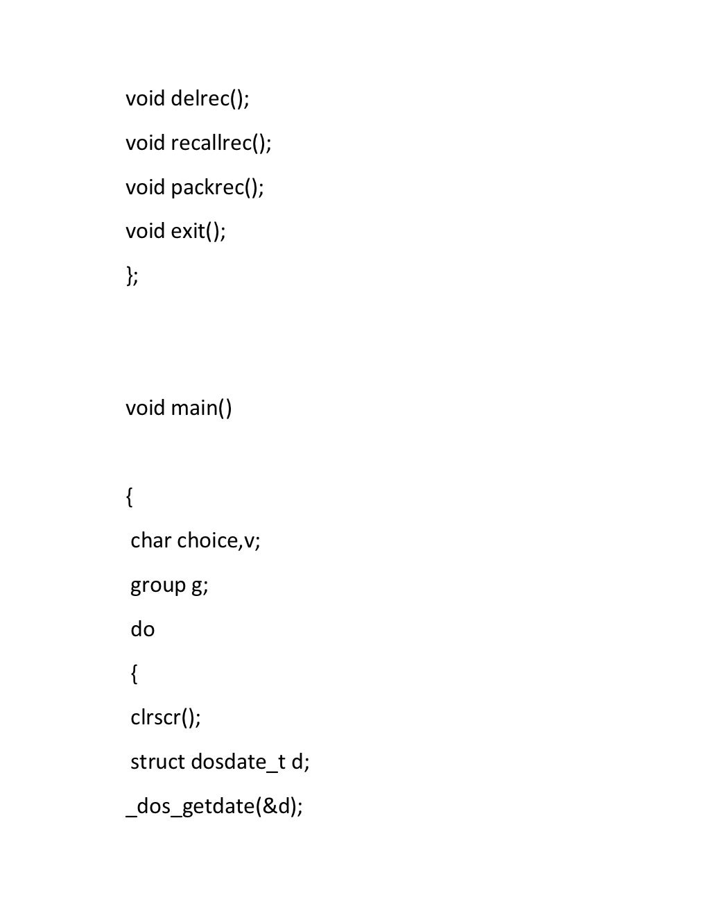 Computer science project work