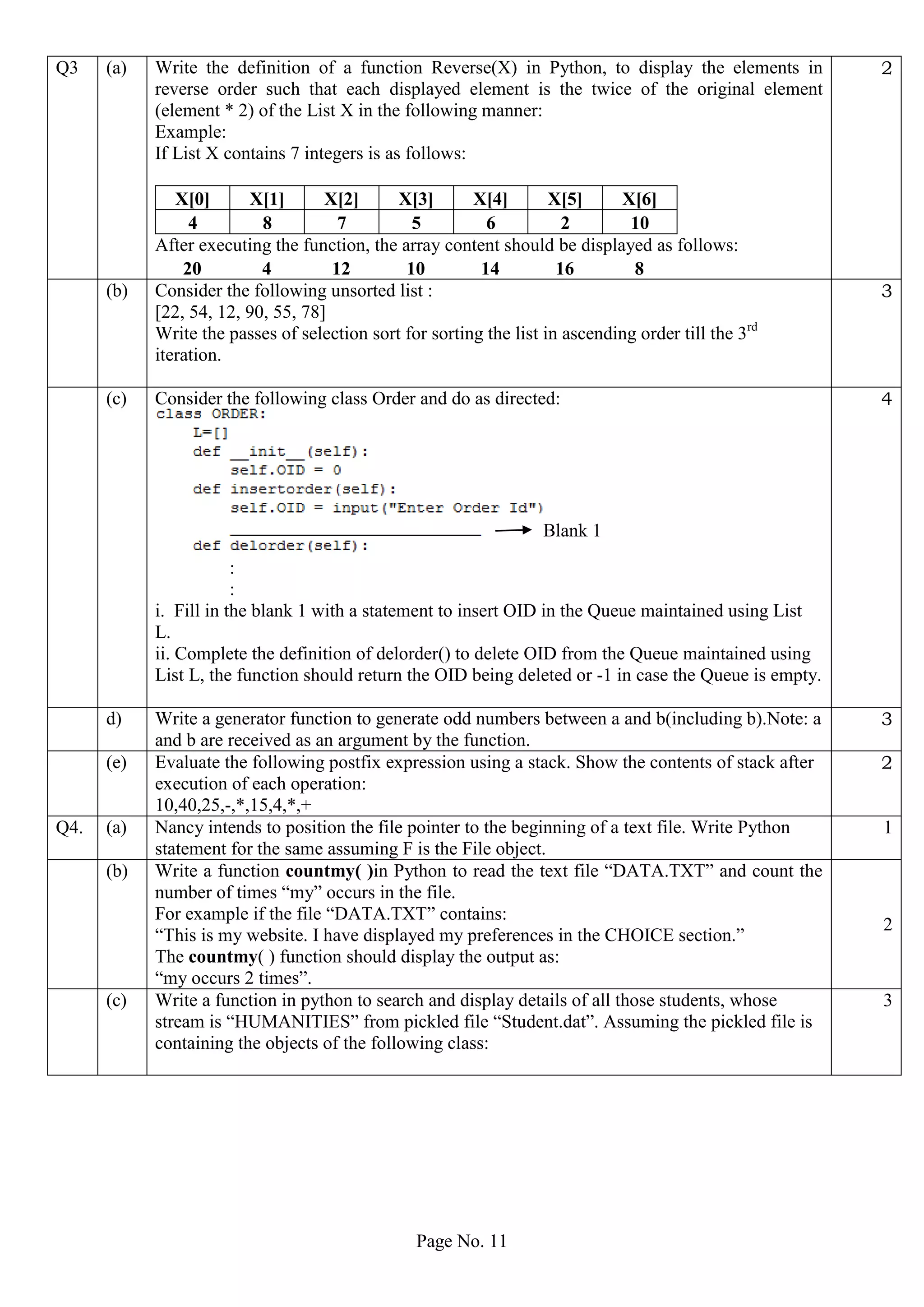 Computer science sqp | PDF