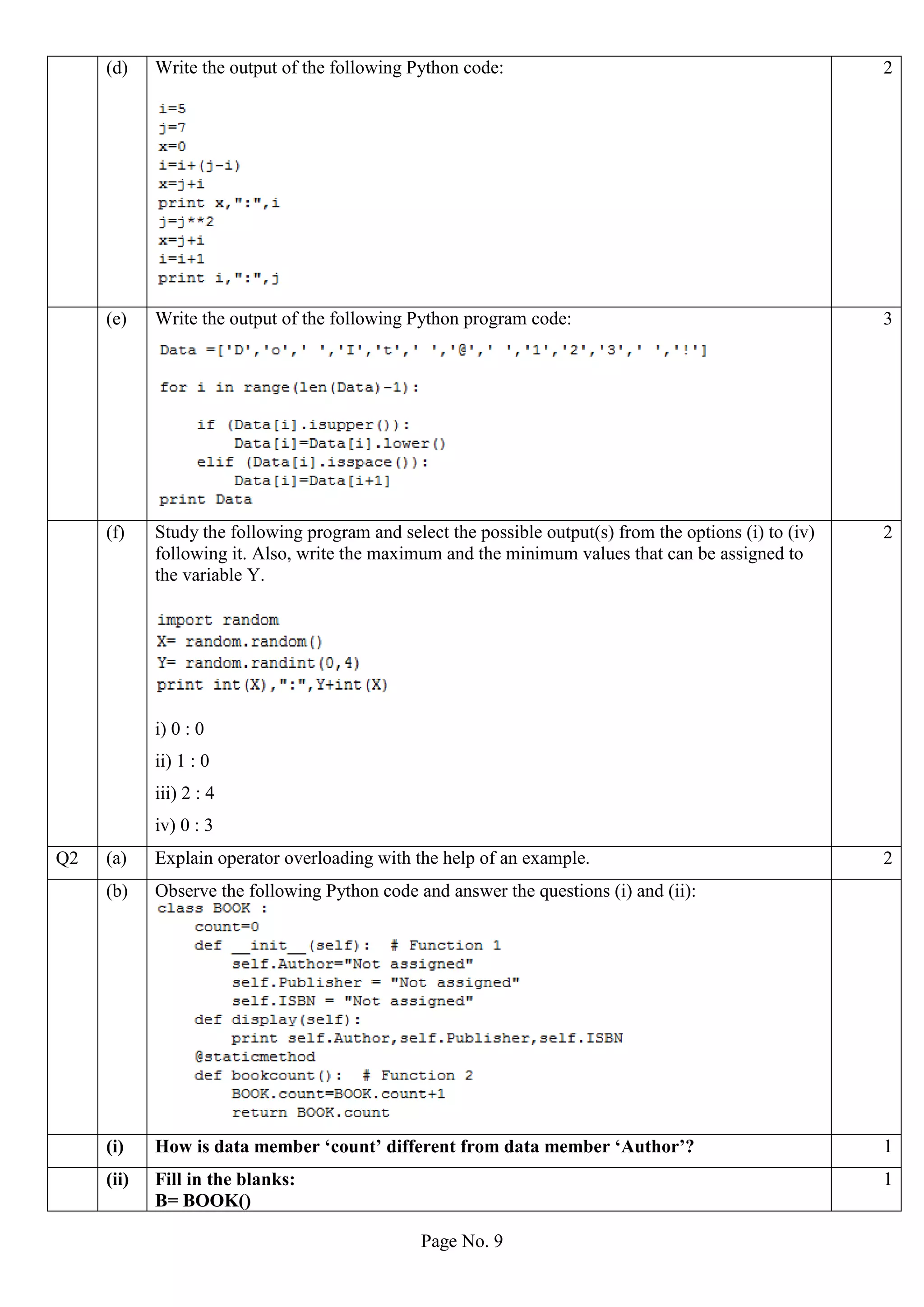 Computer science sqp | PDF