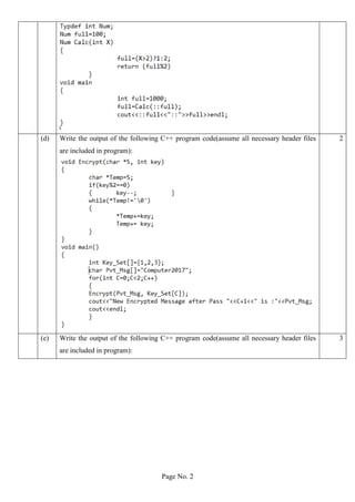 Computer science sqp | PDF