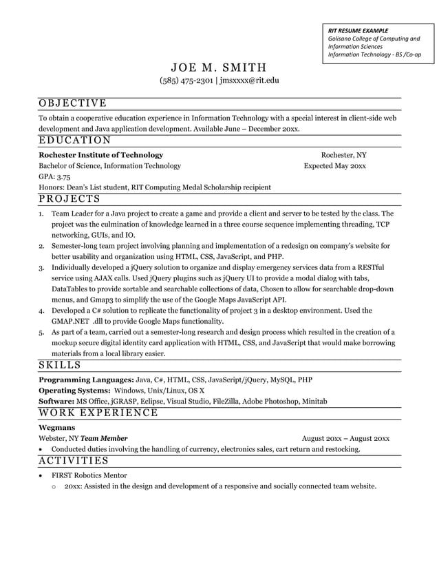 Computer Science Student Resume for .pdf