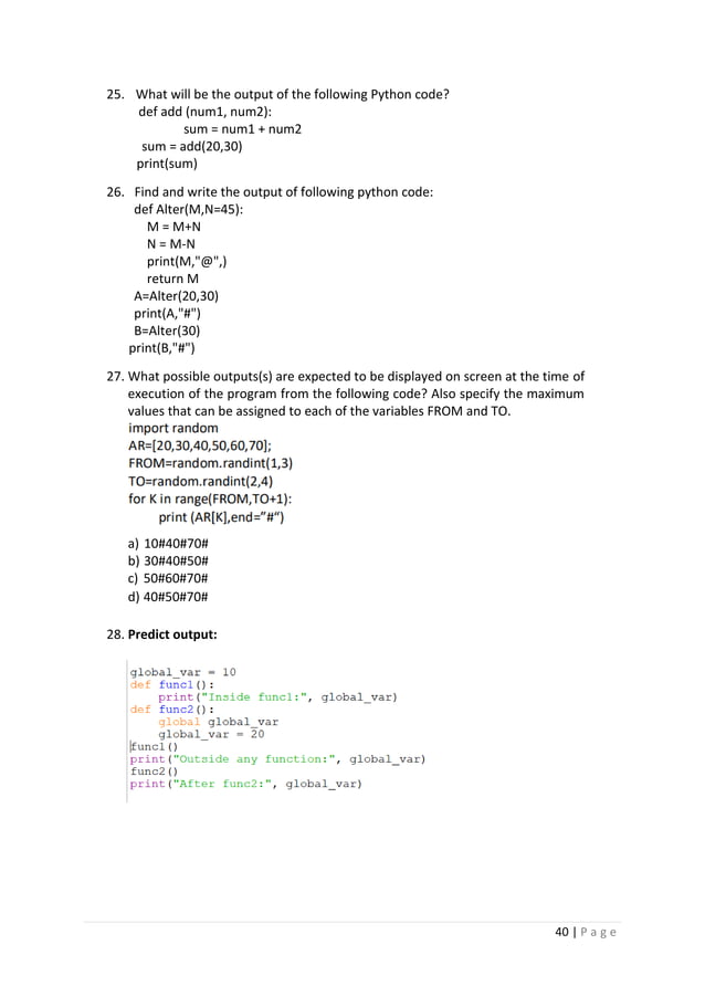 COMPUTER SCIENCE SUPPORT MATERIAL CLASS 12.pdf | Programming Languages | Computing