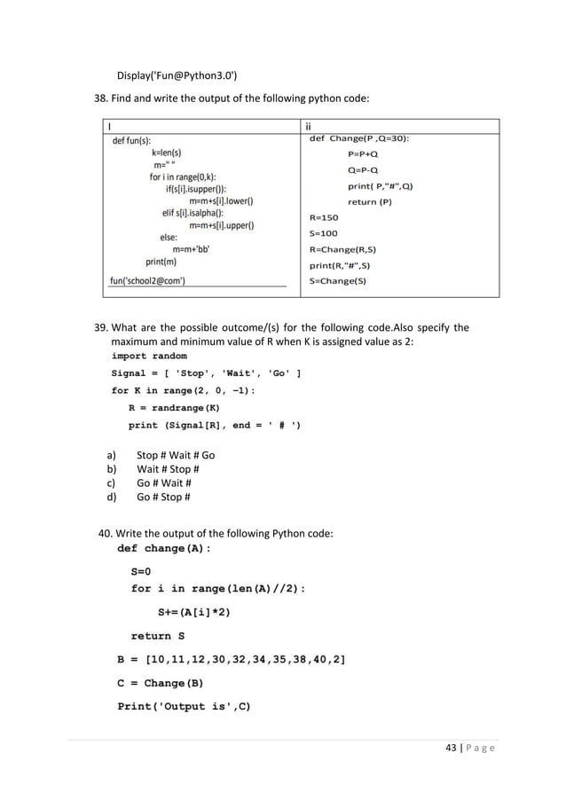 COMPUTER SCIENCE SUPPORT MATERIAL CLASS 12.pdf | Programming Languages | Computing