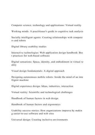 Computer science, technology and applications Virtual reality.docx