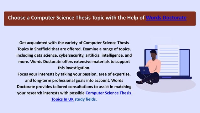 Computer Science Thesis Topics in Sheffield.pptx | Artificial Intelligence | Technology & Computing