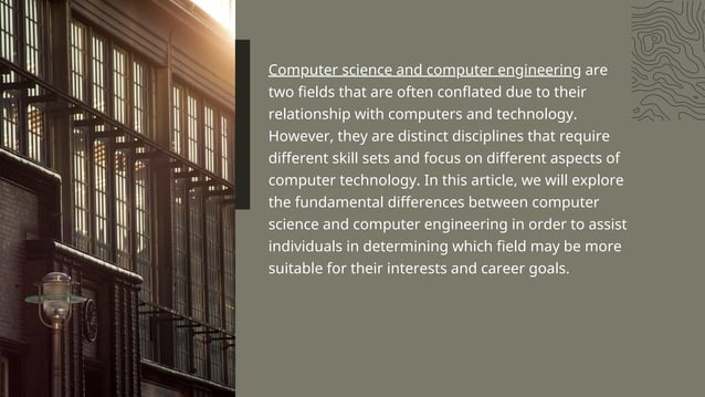 Computer Science Vs Computer Engineering : What's The Difference | PPT