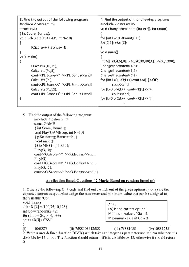 Computer Science Xii 2016 Pdf
