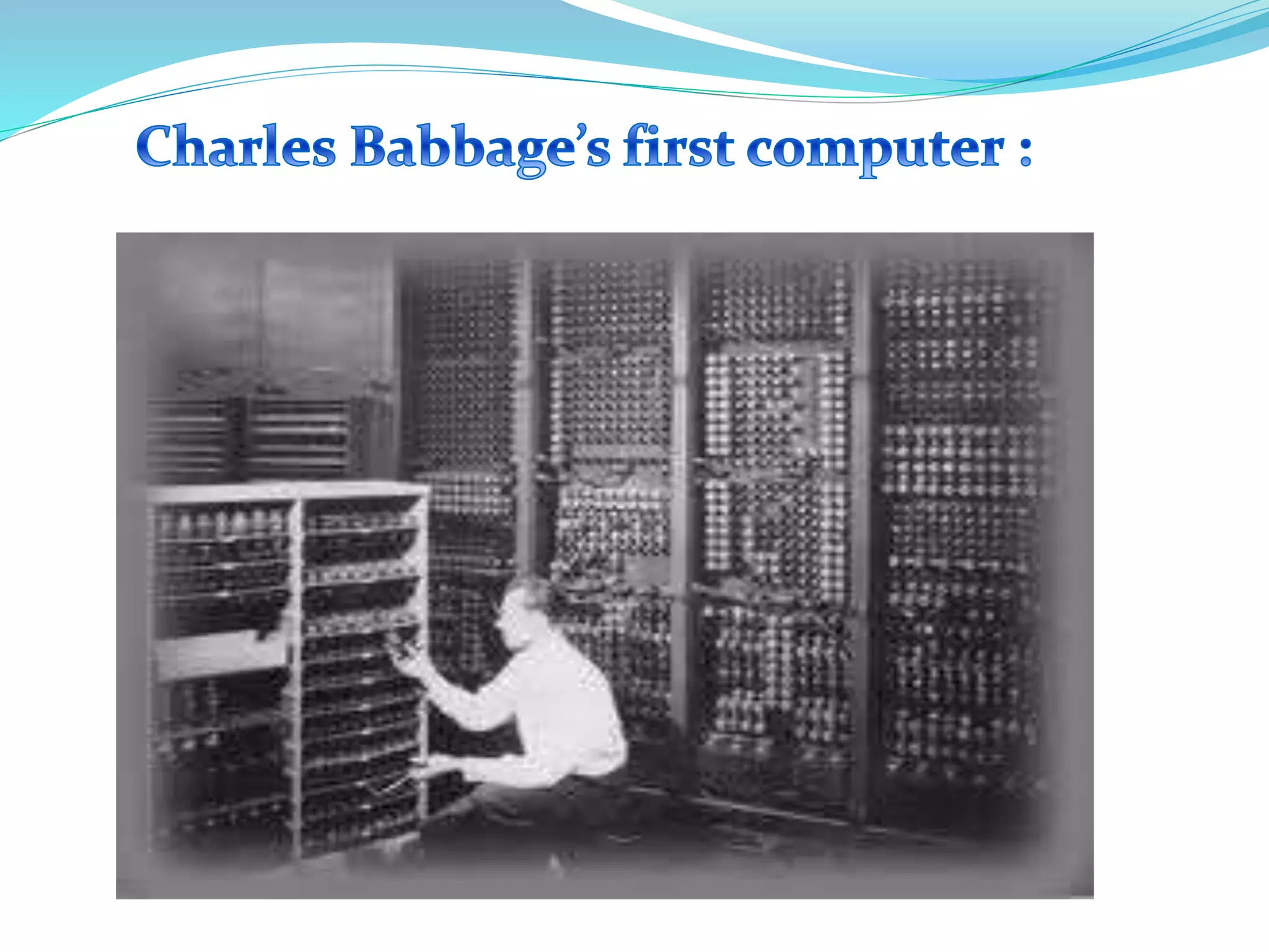 Charles Babbage - Computer Scientist | PPTX