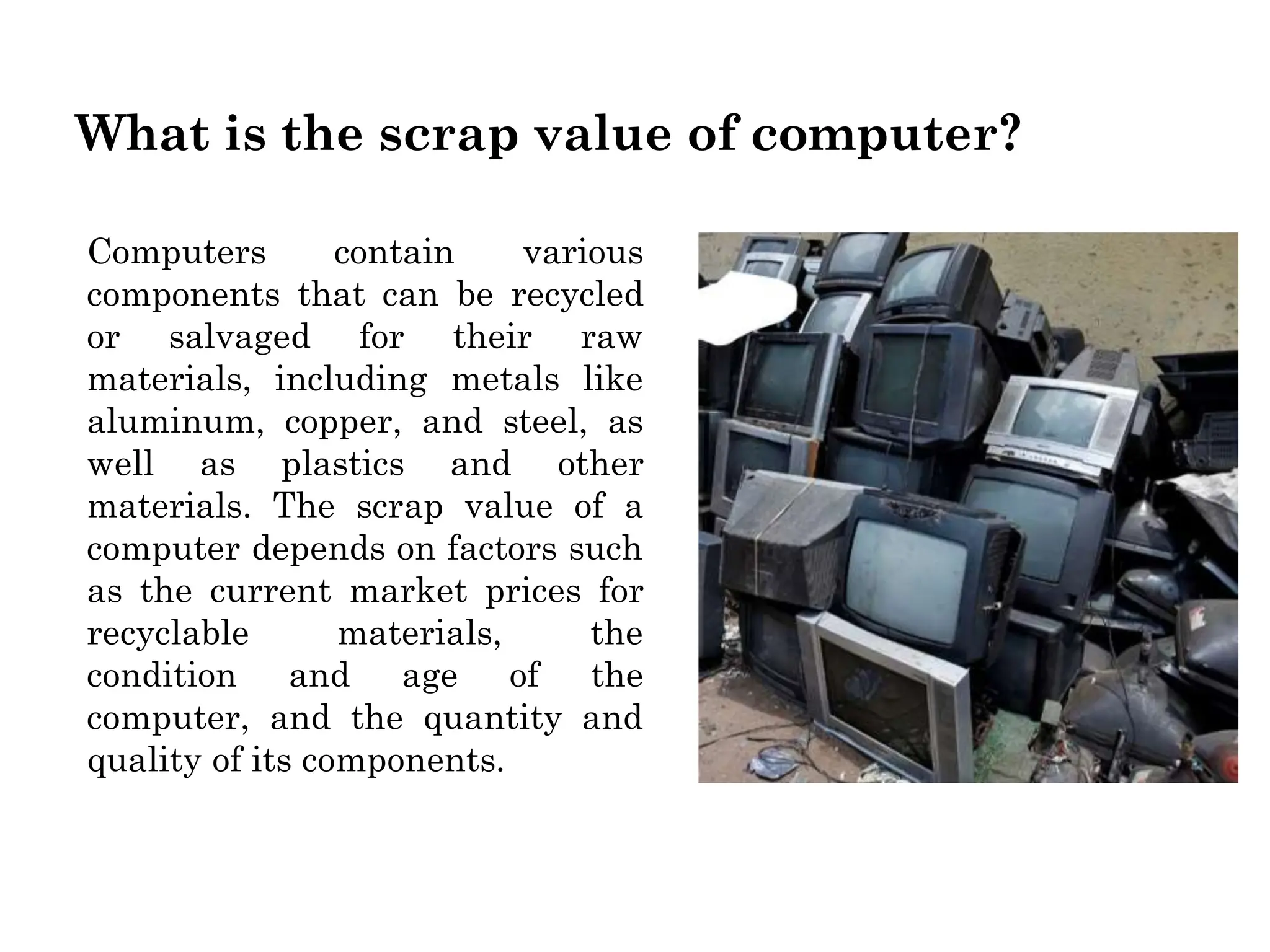 Computer Scrap Buyer, Merchant in Mumbai | PPT