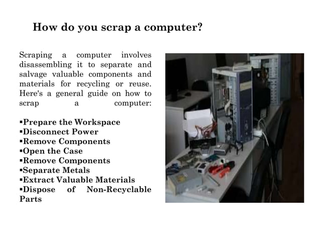 Computer Scrap Buyer, Merchant in Mumbai | PPT