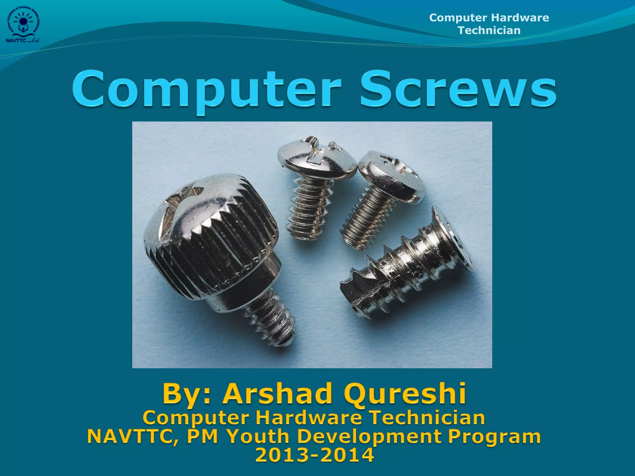 Computer screws | PPT