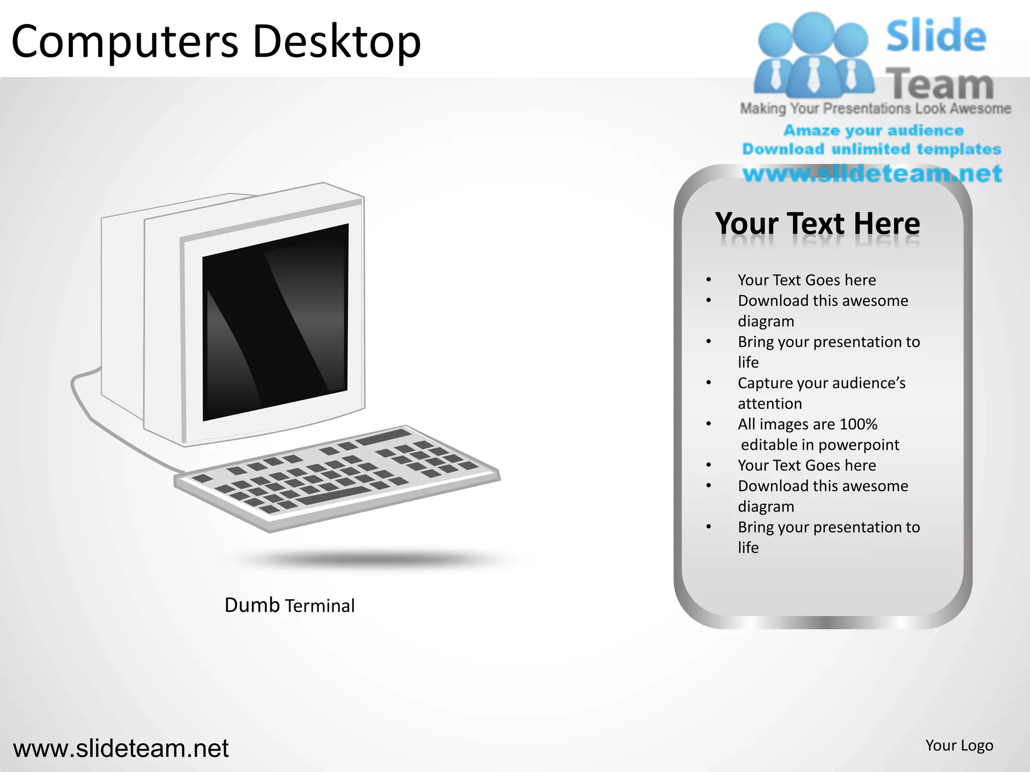 Computers desktop powerpoint ppt slides. | PPT