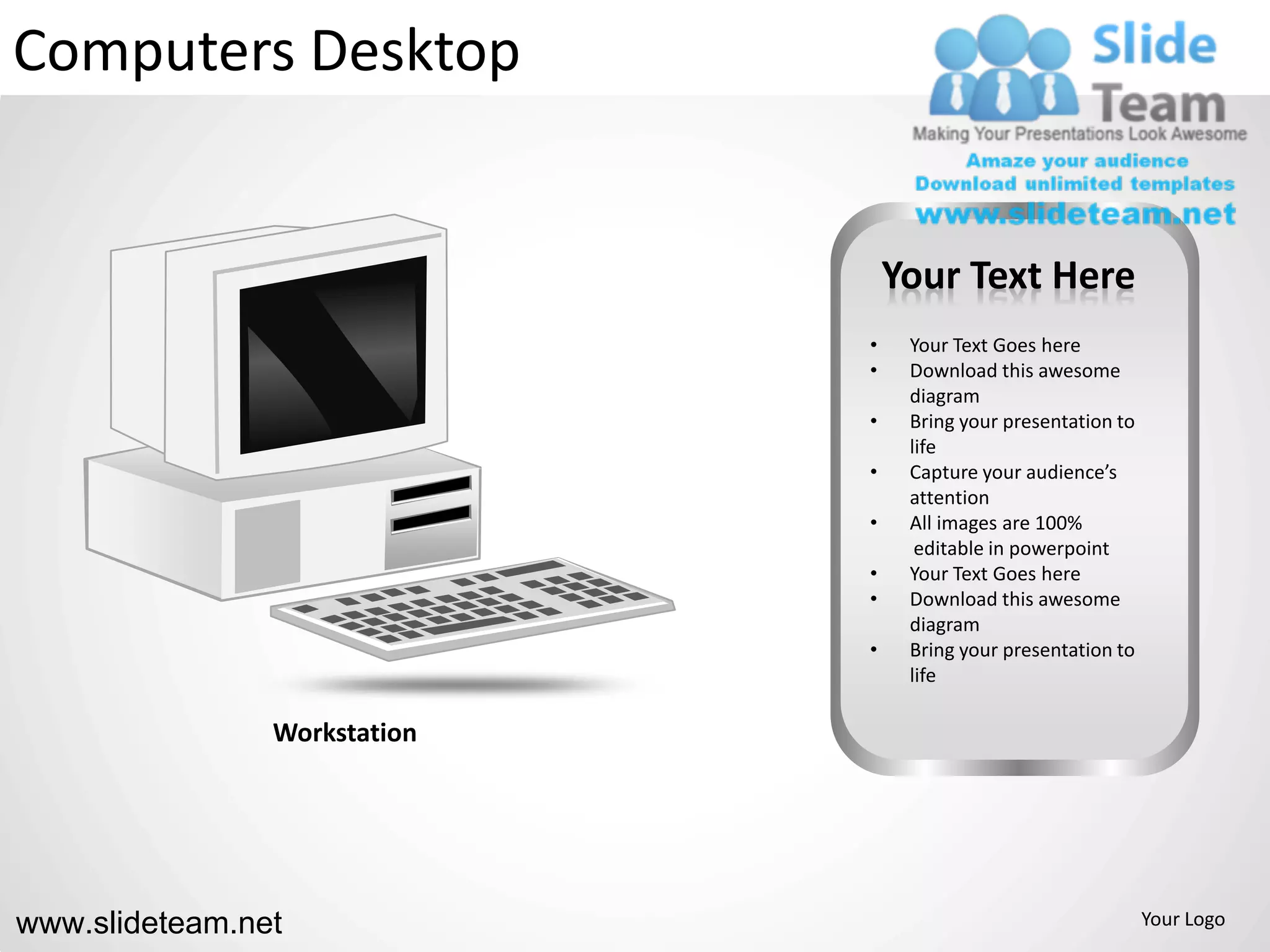 Computers desktop powerpoint ppt slides. | PPT