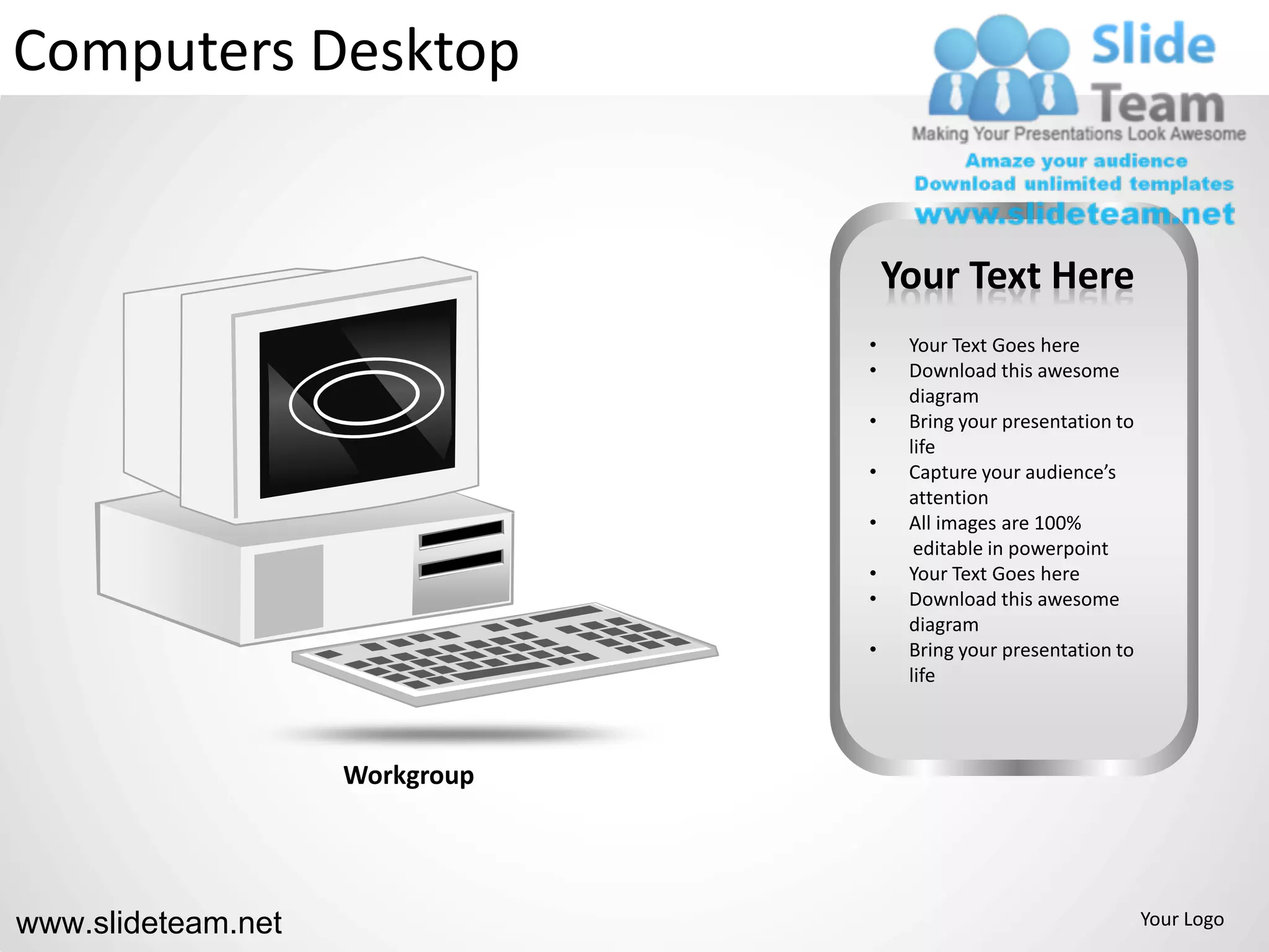 Computers desktop powerpoint presentation slides. | PDF | Desktop Publishing | Computer Software ...