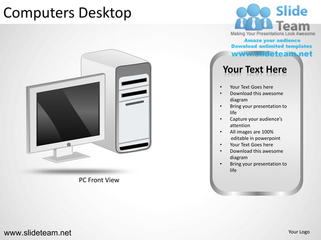 Computers desktop powerpoint presentation slides. | PDF | Desktop Publishing | Computer Software ...