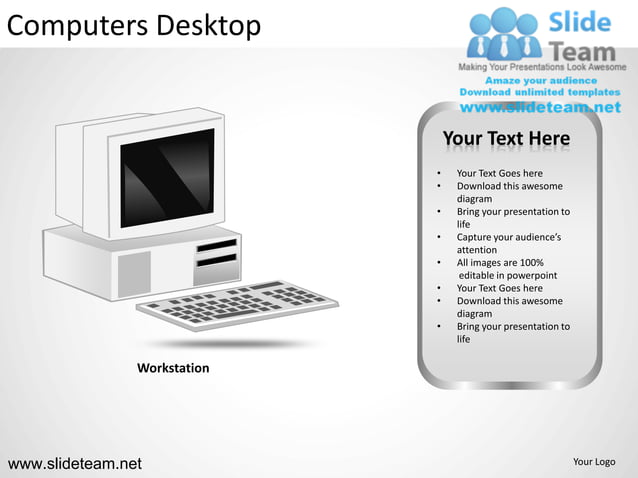 Computers desktop powerpoint presentation slides. | PDF | Desktop Publishing | Computer Software ...