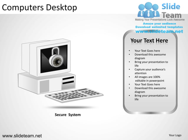Computers desktop powerpoint presentation slides. | PDF | Desktop Publishing | Computer Software ...