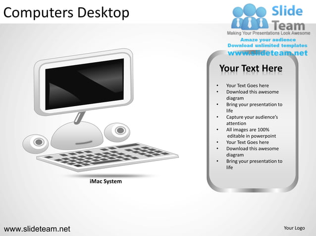 Computers desktop powerpoint presentation slides. | PDF | Desktop Publishing | Computer Software ...