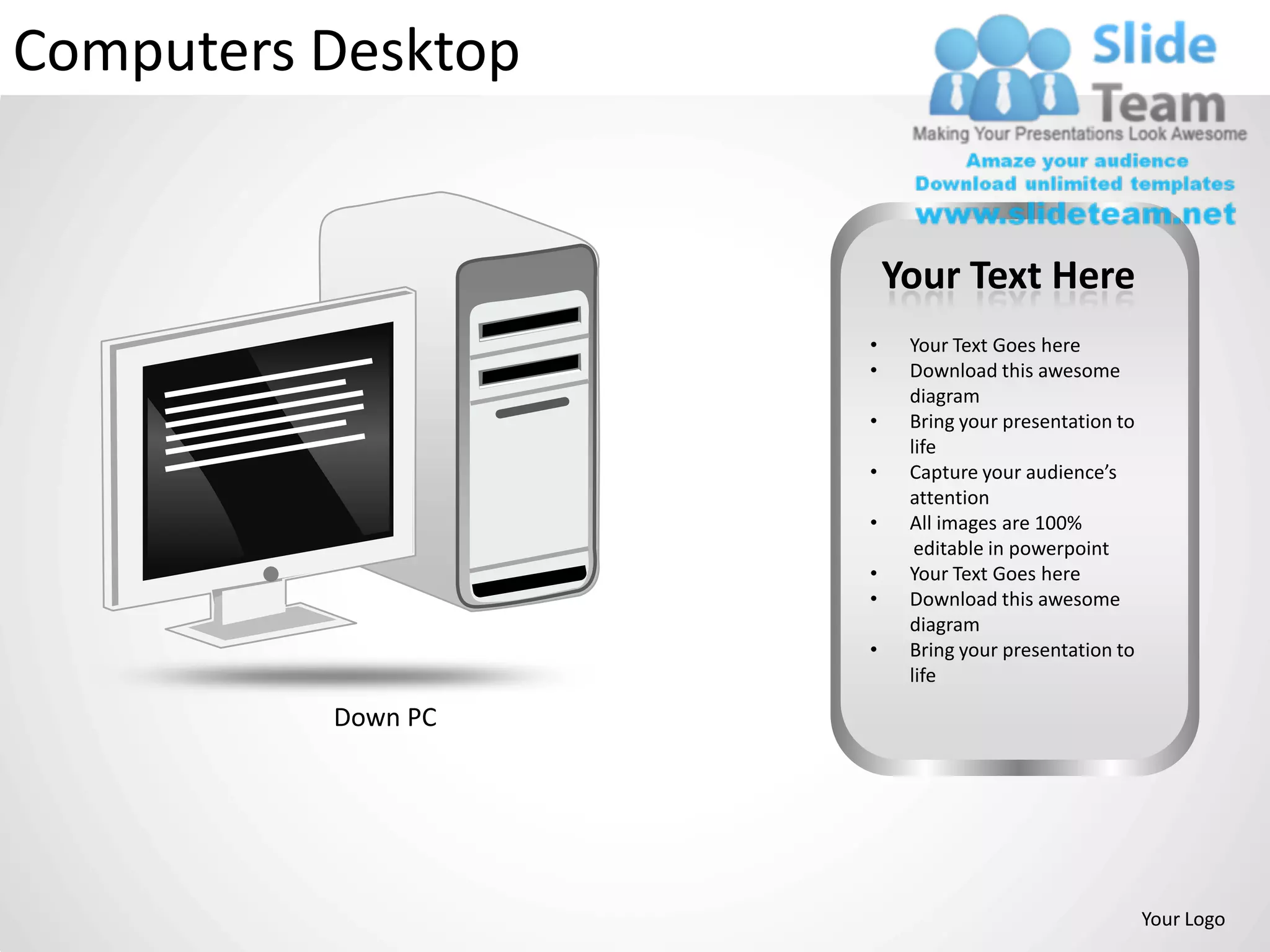 Computers desktop powerpoint presentation slides ppt templates | PDF ...