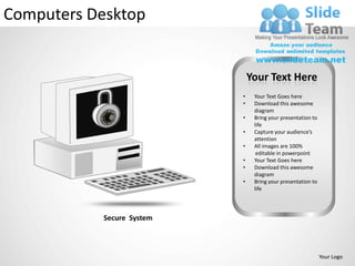 Computers desktop powerpoint presentation slides ppt templates | PDF ...