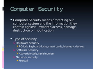 Computer security | PPT