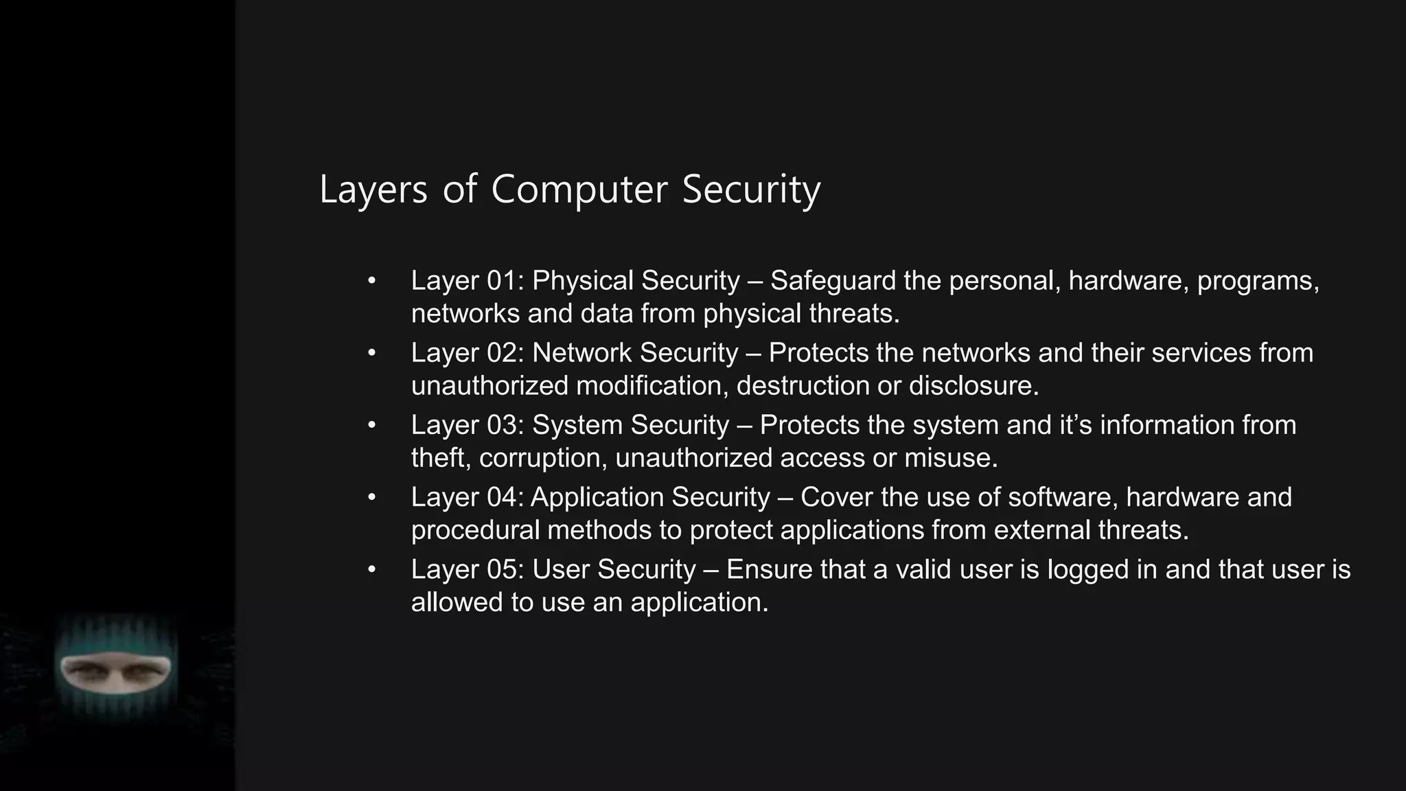 Computer Security Pptx Operating Systems Computer Software And Applications