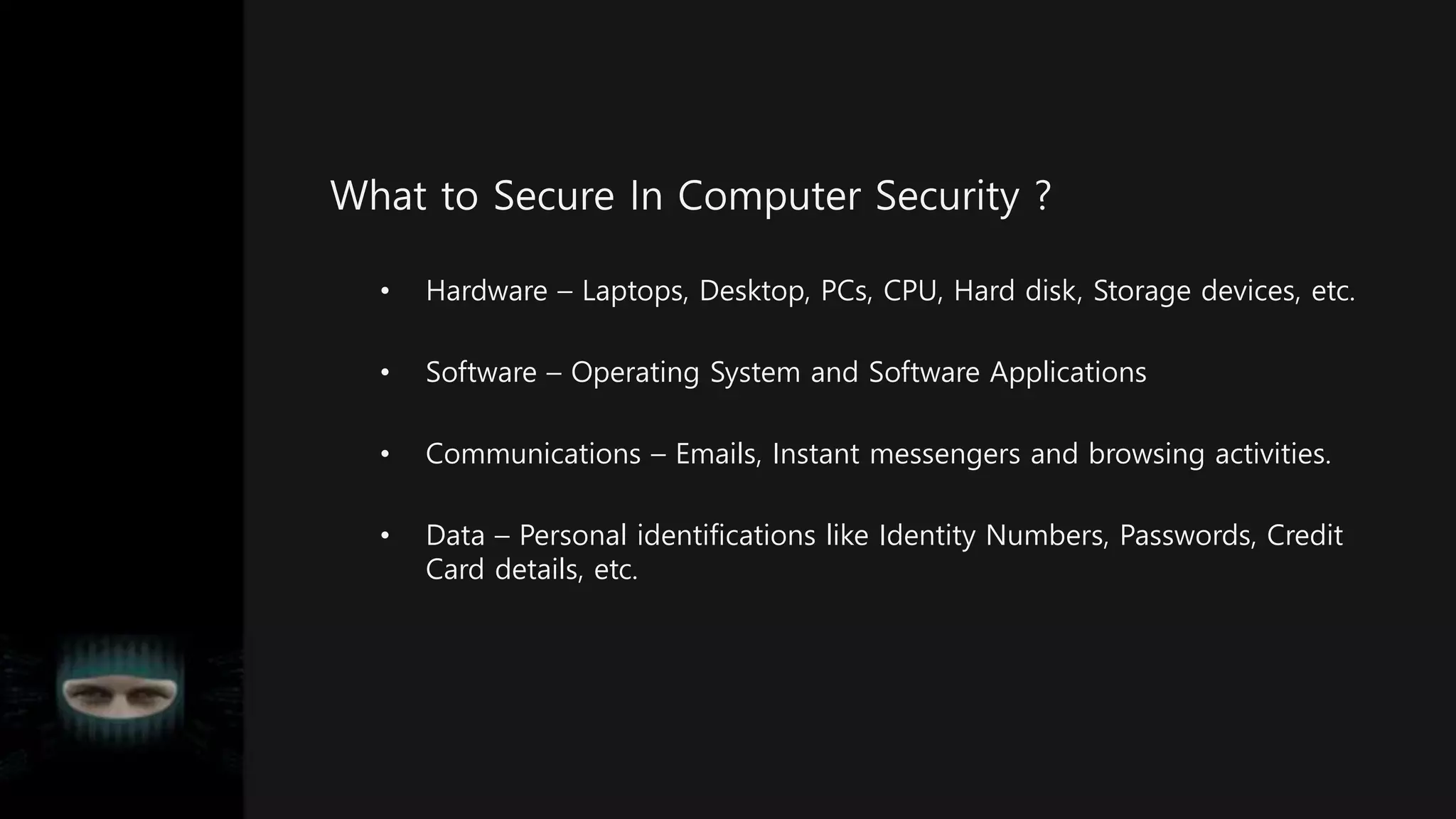 Computer Security Pptx Operating Systems Computer Software And Applications