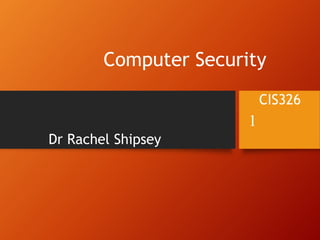 Computer security | PPT