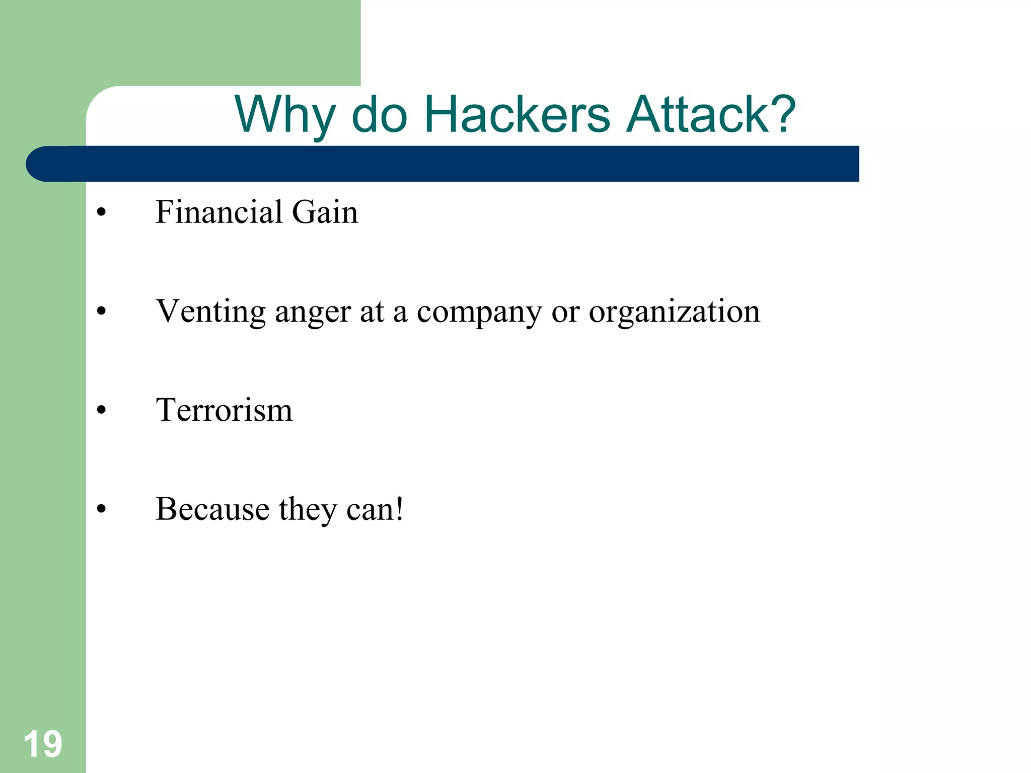 Computer security: hackers and Viruses | PPT