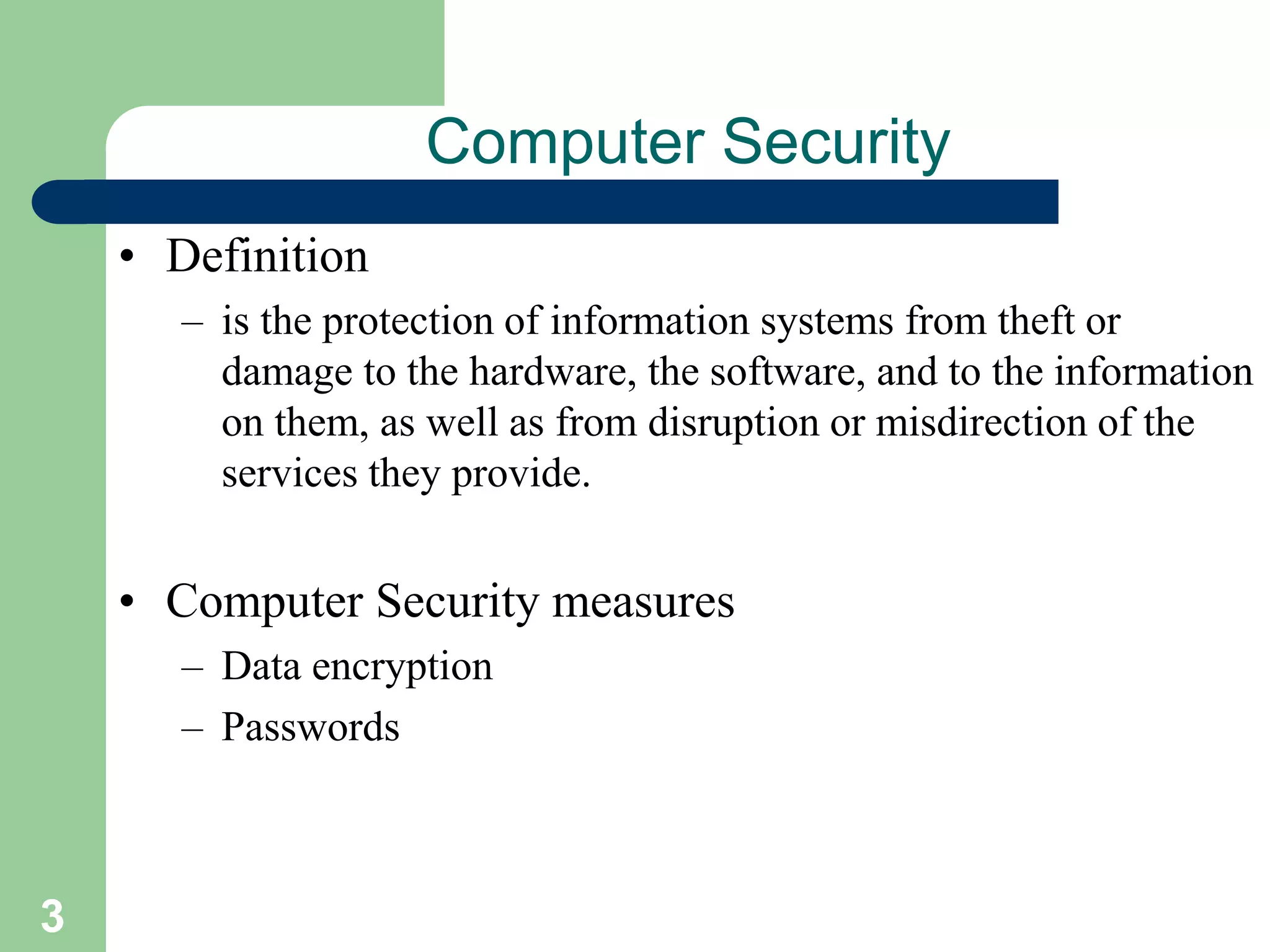 Computer security: hackers and Viruses | PPT