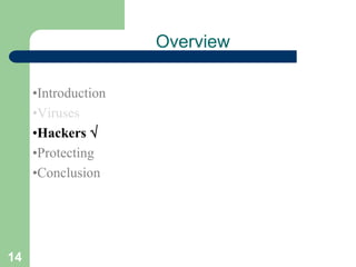 Computer security: hackers and Viruses | PPT