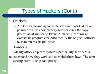 Computer security: hackers and Viruses | PPT