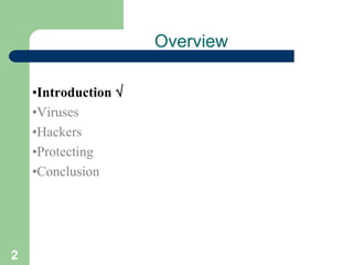 Computer security: hackers and Viruses | PPT
