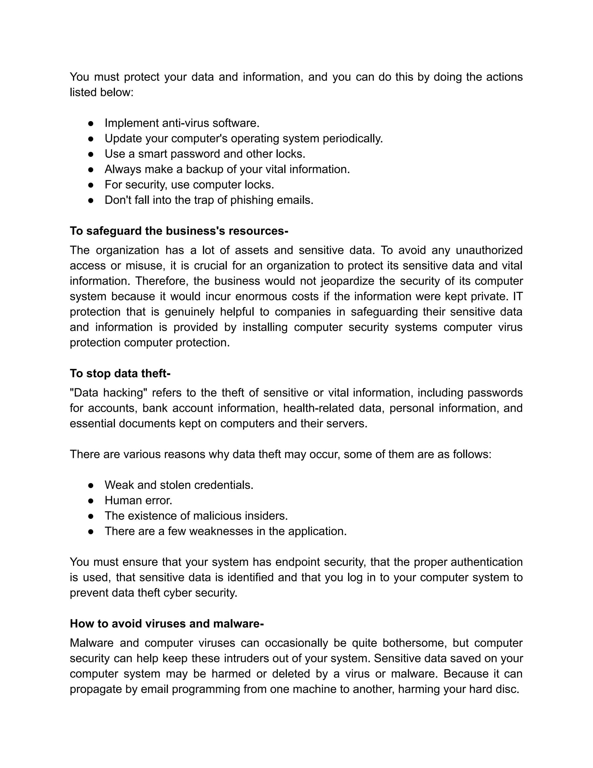 “In 2024 Guide to Cyber Security: Protect Your Data Today” | PDF