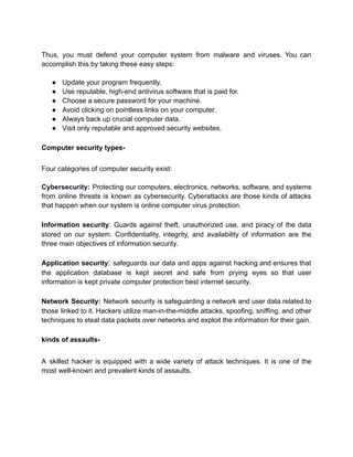 “In 2024 Guide to Cyber Security: Protect Your Data Today” | PDF