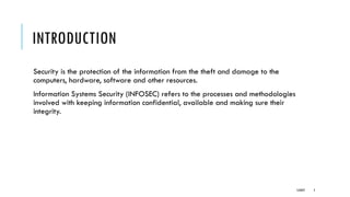introduction to computer security lecture | PPTX