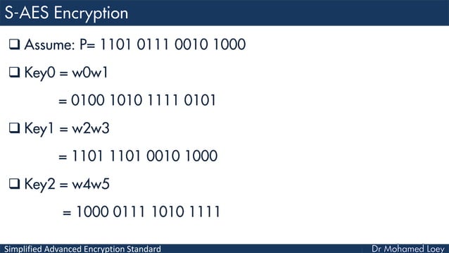 Computer Security Lecture 5: Simplified Advanced Encryption Standard | PDF