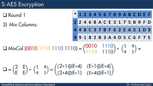 Computer Security Lecture 5: Simplified Advanced Encryption Standard | PDF