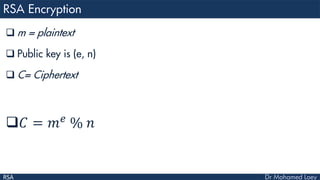 Computer Security Lecture 7: RSA | PDF