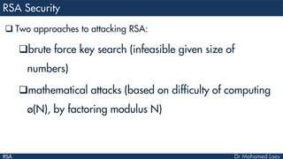 Computer Security Lecture 7: RSA | PDF | Computing | Technology & Computing