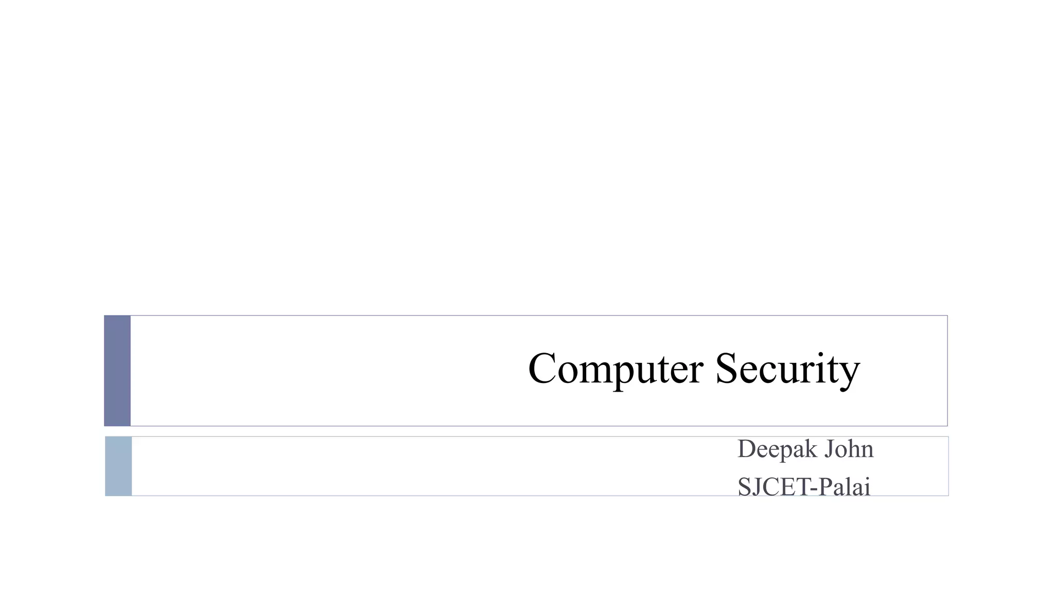Computer security module 4 | PDF