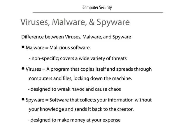 Computer security | PPT