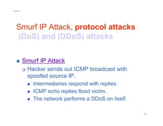 Computer Security Cyber Security DOS_DDOS Attacks By: Professor Lili ...
