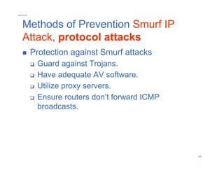 Computer Security Cyber Security DOS_DDOS Attacks By: Professor Lili ...