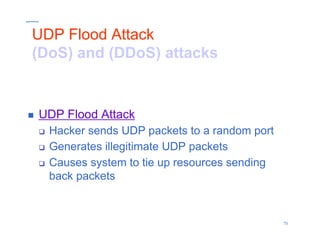 Computer Security Cyber Security DOS_DDOS Attacks By: Professor Lili Saghafi | PPT