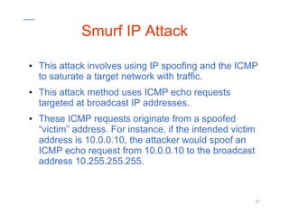 Computer Security Cyber Security DOS_DDOS Attacks By: Professor Lili ...