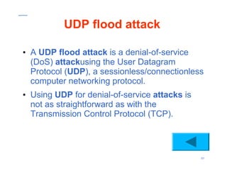 Computer Security Cyber Security DOS_DDOS Attacks By: Professor Lili Saghafi | PPT